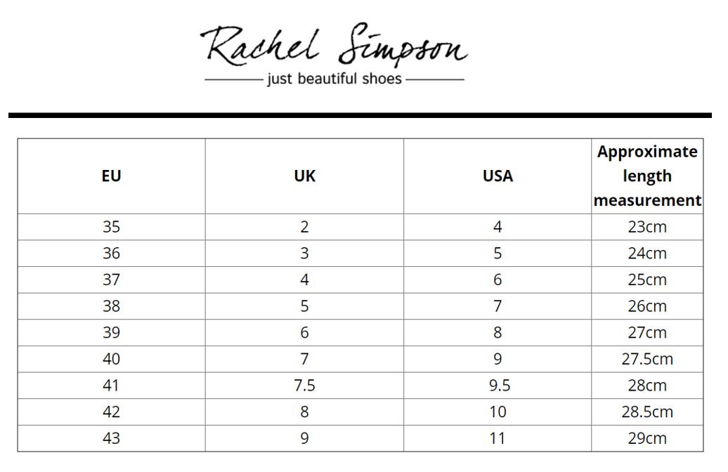 Rachel Simpson buty ślubne Rosita Ivory